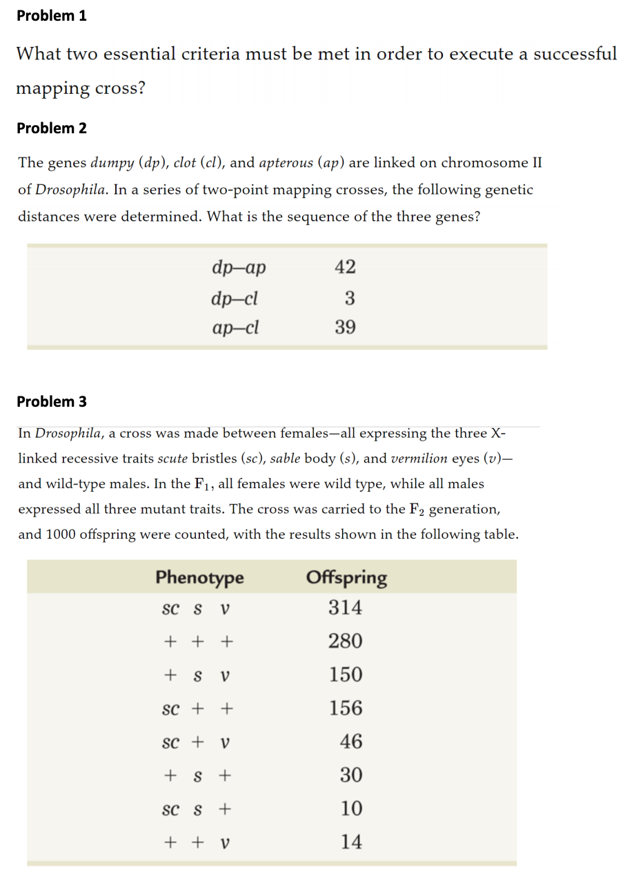 Solved Problem 1 What two essential criteria must be met in | Chegg.com