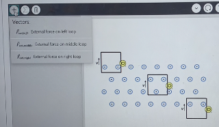 Solved Three loops are moving with velocity v=5m/s, upward | Chegg.com