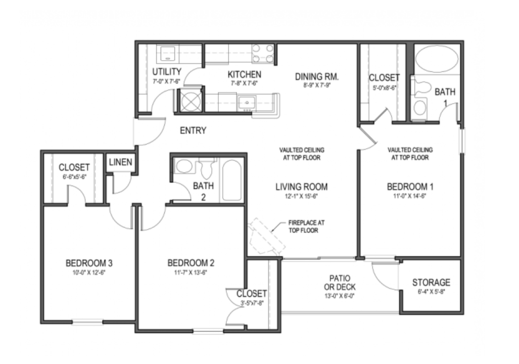 Solved I want this floor plan in metric measurements + the | Chegg.com