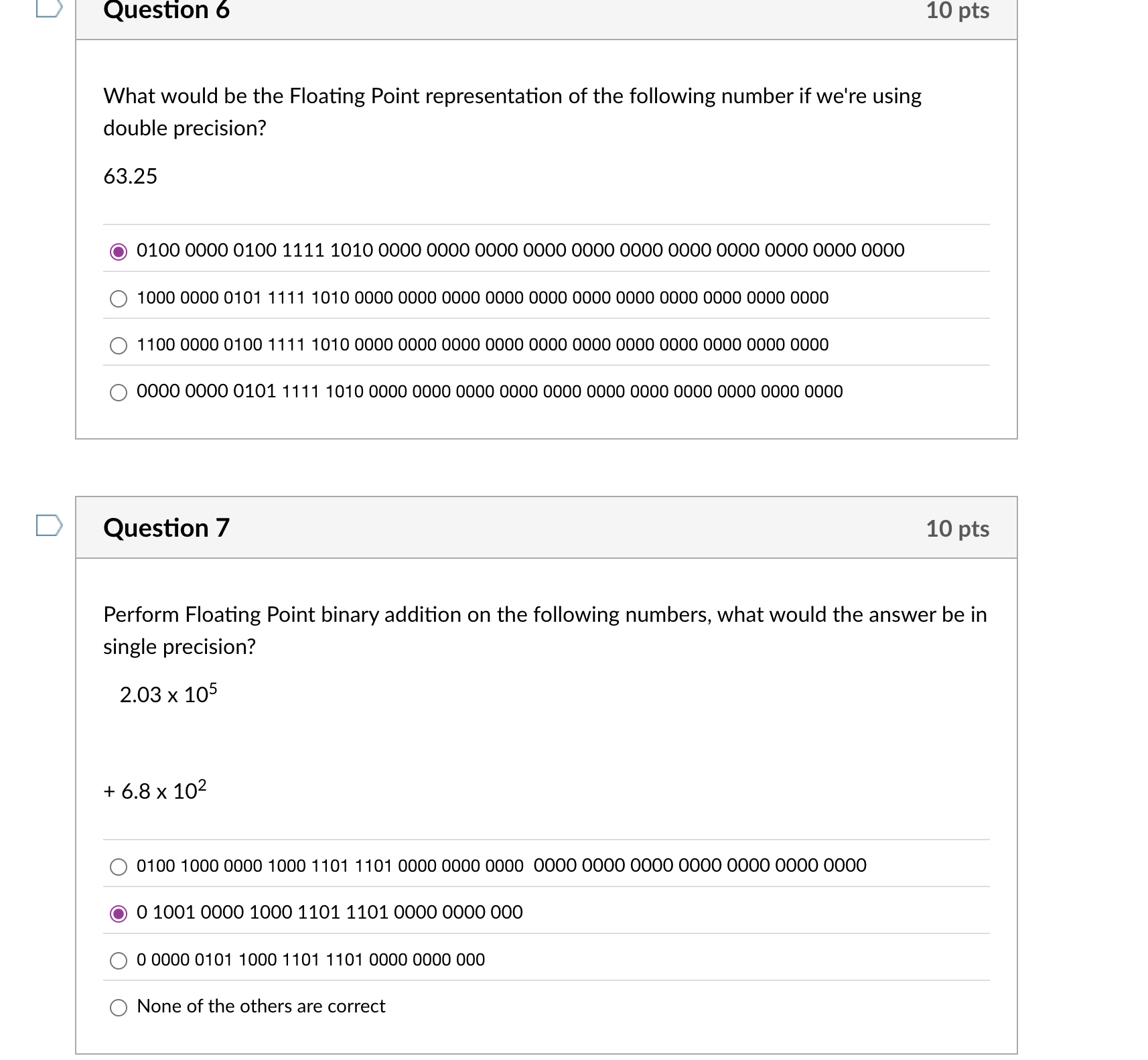 Solved help quickly please. thank youQuestion 6What would be | Chegg.com