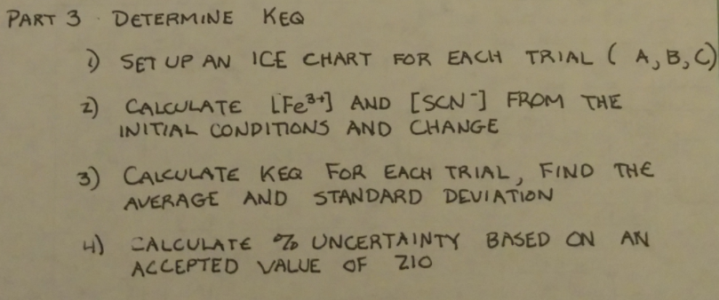 Solved PARTI - DETERMINE THE CALIBRATION CURVE NOTICE [ | Chegg.com