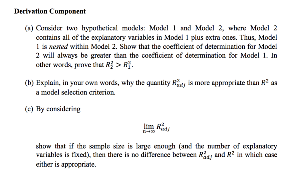 Solved Derivation Component (a) Consider two hypothetical | Chegg.com