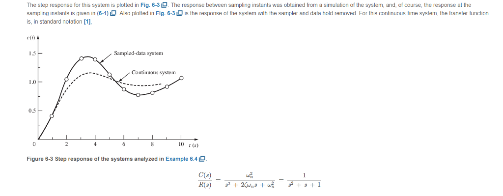 Solved Example 6.4 The system for this example is shown in | Chegg.com