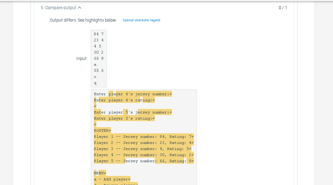 Solved This is the question that I must answer Here are the | Chegg.com