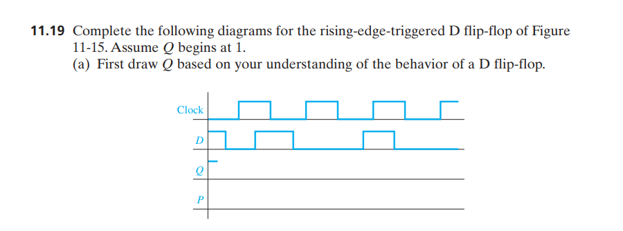 Solved 1.19 Complete the following diagrams for the | Chegg.com