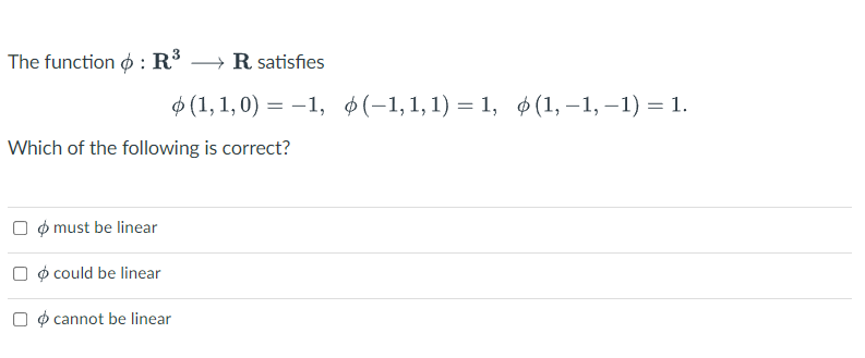 Solved The function ϕ:R3 R satisfies | Chegg.com