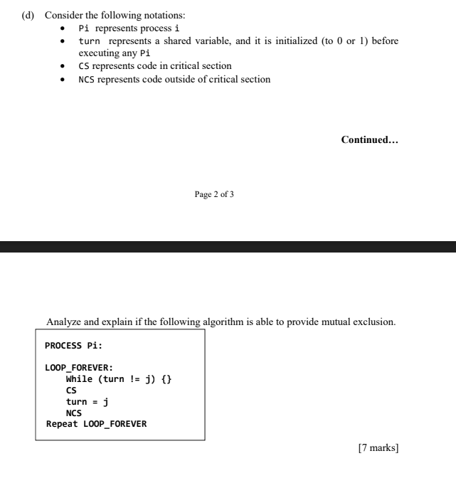Solved (d) Consider the following notations: Pi represents | Chegg.com