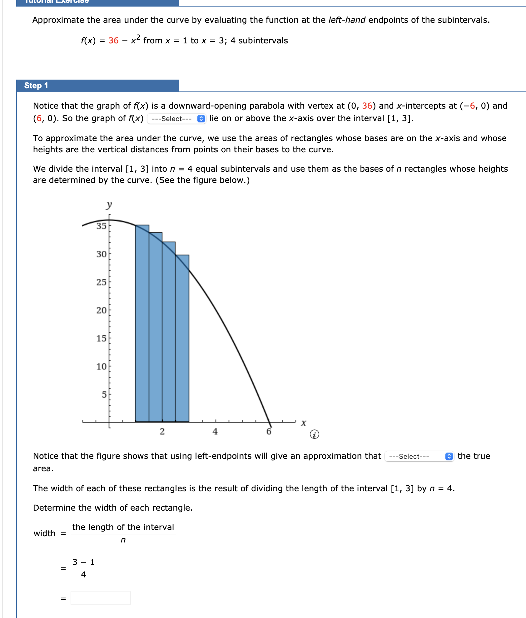 Solved Approximate the area under the curve by evaluating | Chegg.com