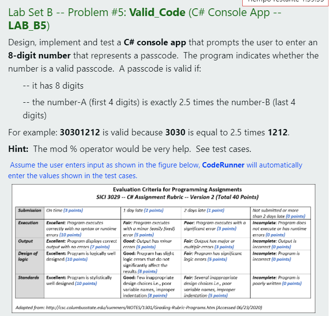 Solved // STARTER CODE using System; using static | Chegg.com