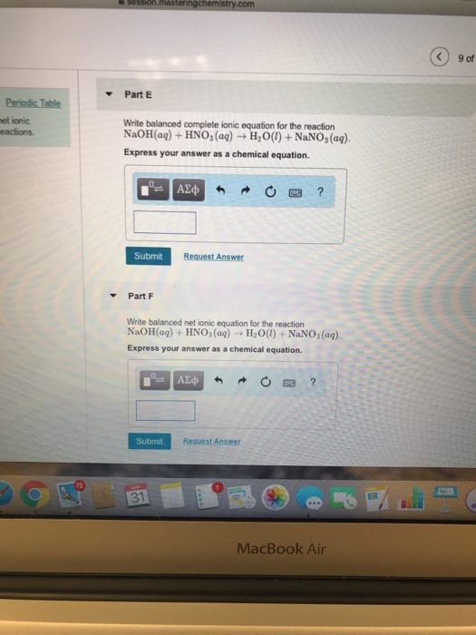 Solved Write the balanced complete ionic and net ionic | Chegg.com