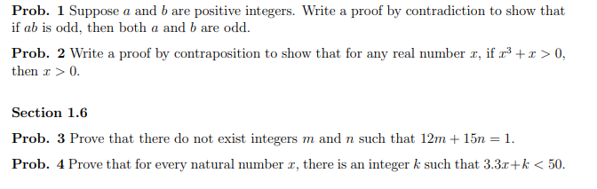 Solved Prob. 1 Suppose a and b are positive integers. Write | Chegg.com