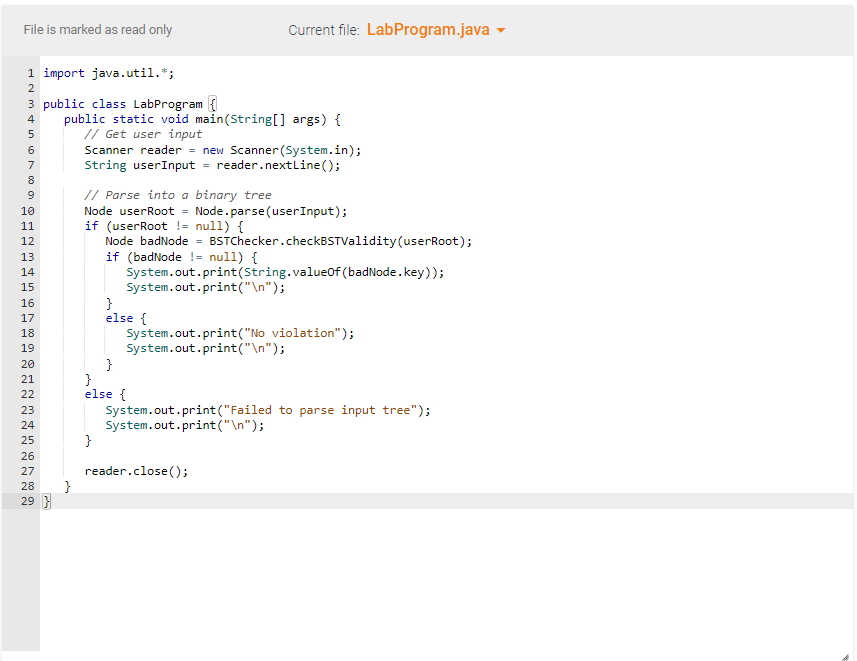 Solved Step 1: Inspect the Node.java file Inspect the class | Chegg.com