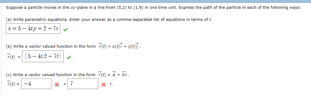 Solved Suppose a particle moves in the xy-plane in a line | Chegg.com