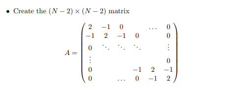 Solved 2.1 Setup • Let N be an integer larger than 50; • Set | Chegg.com
