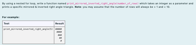 Solved By Using A Nested For Loop Define A Function Named 0456
