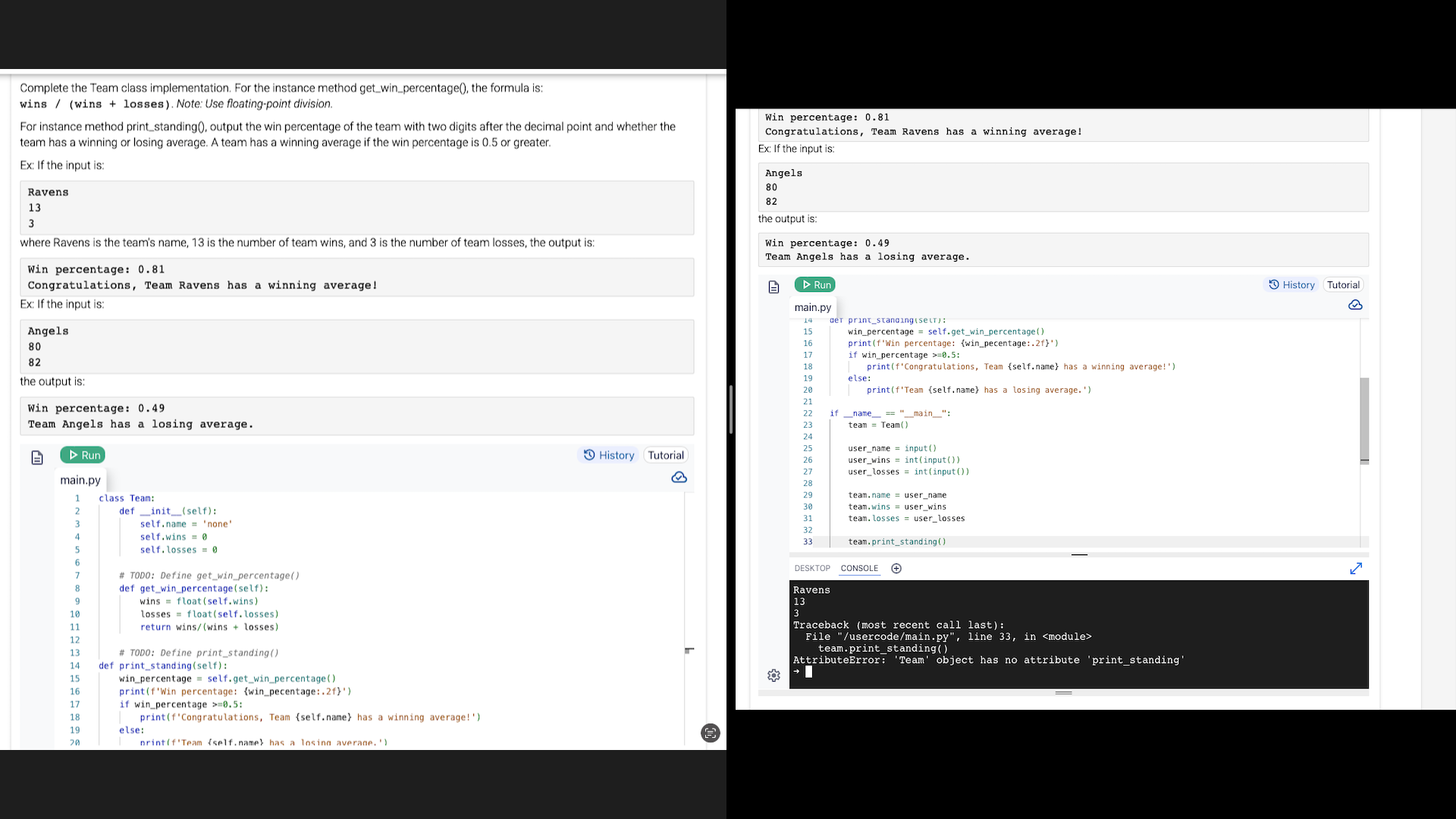 Solved Here is the lab activity im having trouble with | Chegg.com