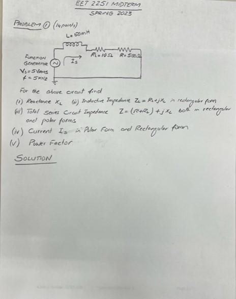 Solved SPRNG 2023 EET 2251 MDTERM Provecme (14 (14anti) For | Chegg.com