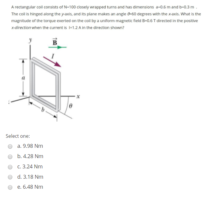 Solved A rectangular coil consists of N=100 closely wrapped | Chegg.com