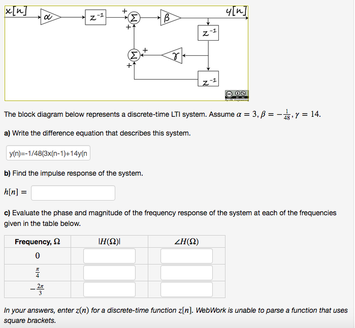 Solved In] -1 The block diagram below represents a | Chegg.com