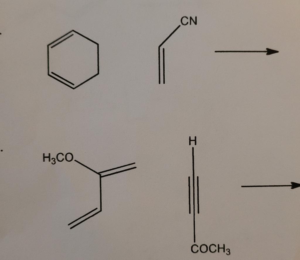 Solved CN H H3CO. COCH3 | Chegg.com