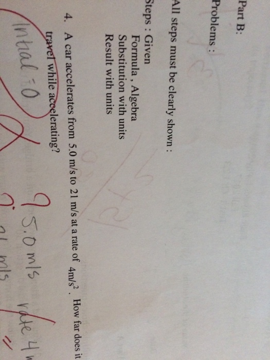 Solved Part B: Problems: All steps must be clearly shown: | Chegg.com