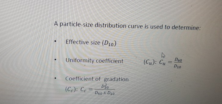 Solved Sieve size Mass retained Percentage retained | Chegg.com