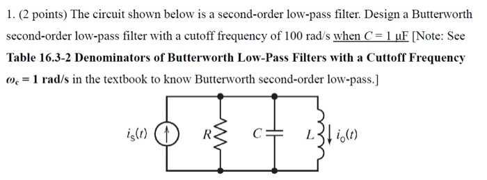 Solved 1. (2 points) The circuit shown below is a | Chegg.com