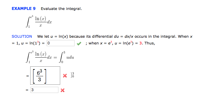 Solved EXAMPLE 9 Evaluate the integral. In dr SOLUTION We | Chegg.com