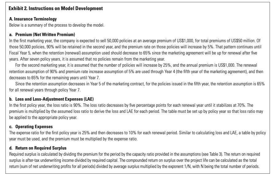 Using the data provided in Table 2 and Exhibit 1, and | Chegg.com