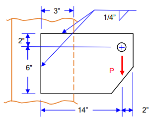 Solved A ½” AISI 1020 CD steel horizontal plate is welded to | Chegg.com