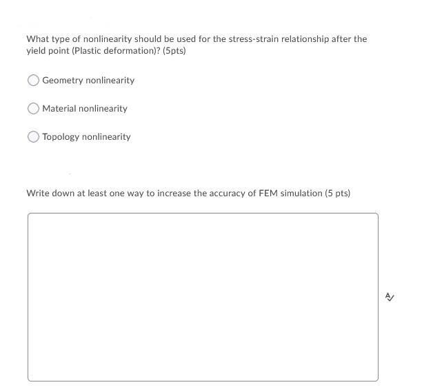 Solved What type of nonlinearity should be used for the | Chegg.com