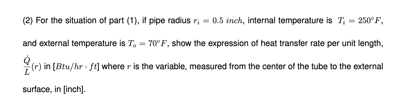 Solved 1) Derive the critical radius equation first, then | Chegg.com