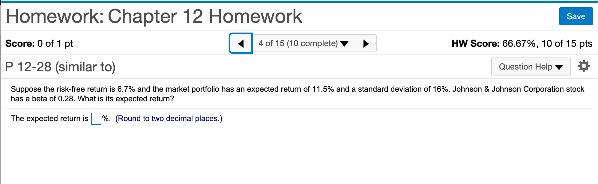 Solved Homework Chapter 12 Homework Save Score 0 Of 1 Pt 4