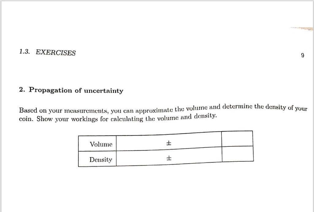Solved 8 PHYSICS 120 LABORATORY 1. MEASUREMENT AND | Chegg.com