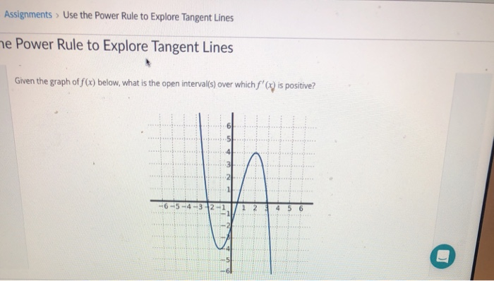 Solved Assignments> Use the Power Rule to Explore Tangent | Chegg.com