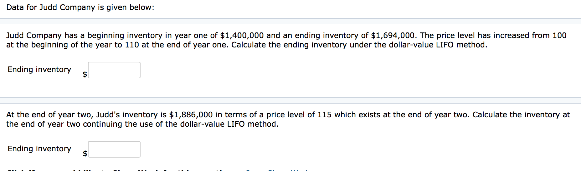 Solved Data for Judd Company is given below: Judd Company | Chegg.com