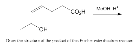 Solved MeoH, H* СОН ОН Draw the structure of the product of | Chegg.com