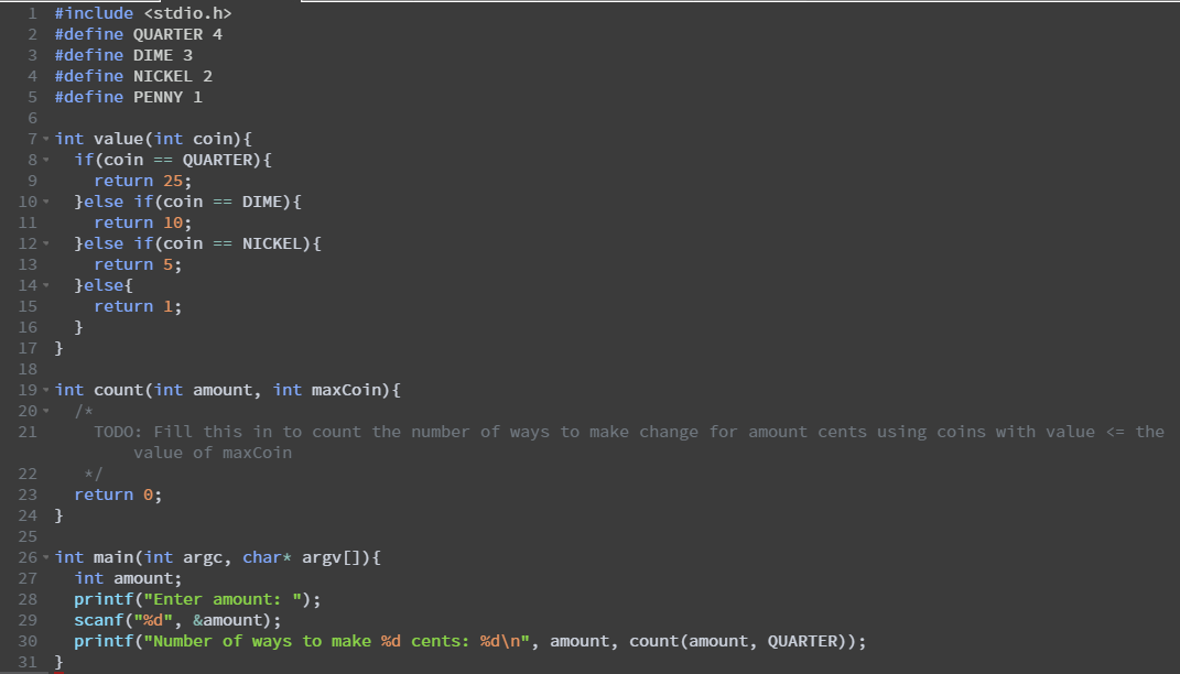 Solved Here, we will implement a program that takes a | Chegg.com