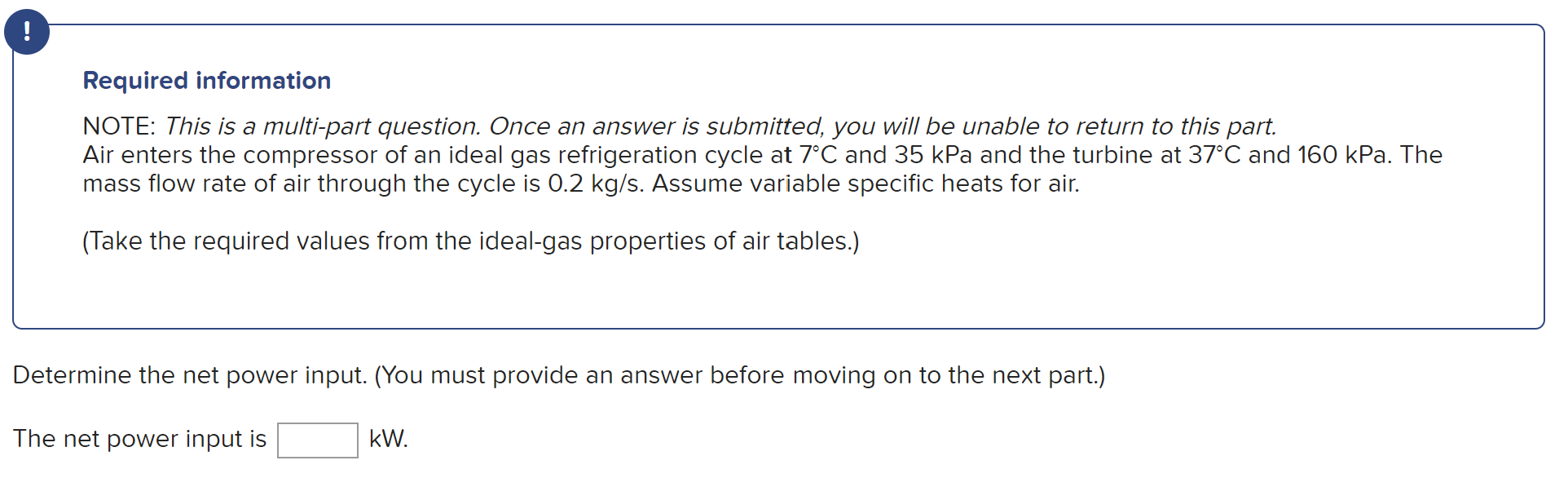 Solved Required information NOTE: This is a multi-part | Chegg.com