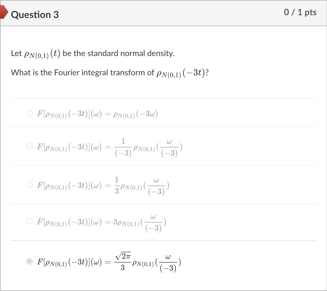 Solved Let ρN(0,1)(t) be the standard normal density. What | Chegg.com