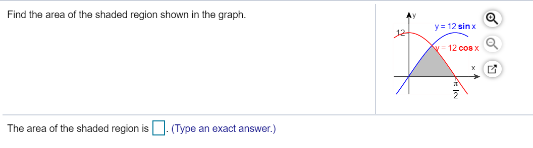 Solved Find the area of the shaded region shown in the | Chegg.com