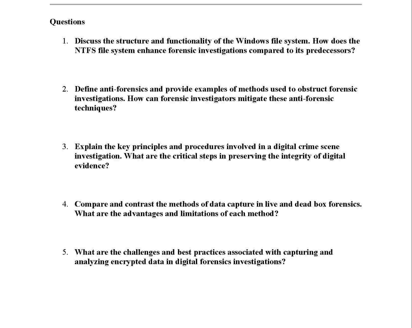 Solved by an EXPERT Questions1. ﻿Discuss the structure and functionality | Chegg.com