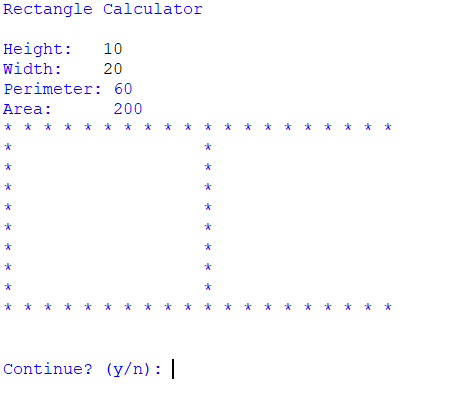Solved Project 14-1: Rectangle Calculator Create an | Chegg.com