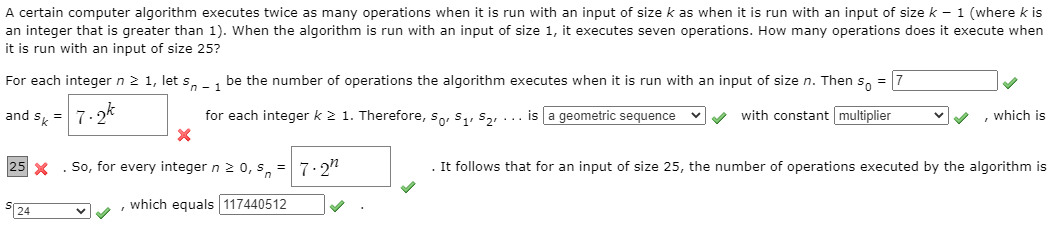 Solved A Certain Computer Algorithm Executes Twice As Many 5375