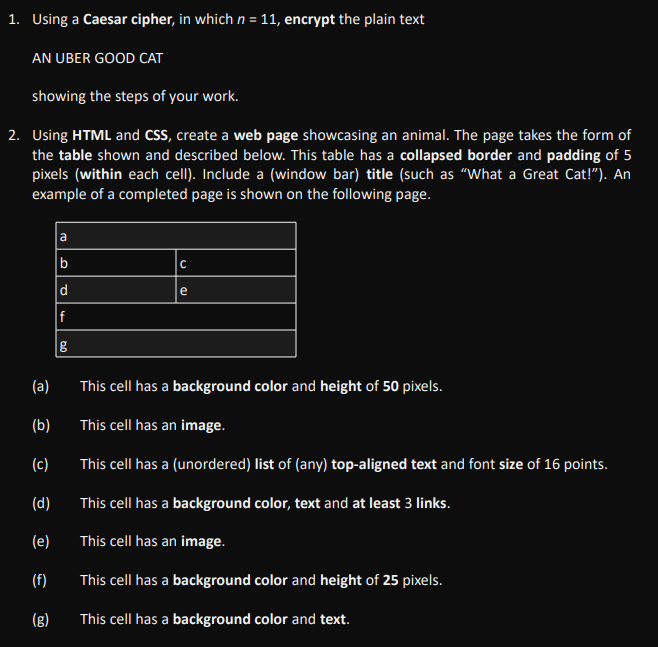 Solved 1. Using a Caesar cipher, in which n=11, encrypt the | Chegg.com