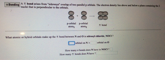 T Bonding A Tt bond arises from "sideways" overlap of | Chegg.com