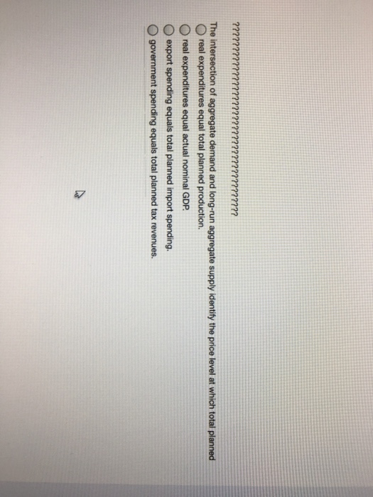 Solved An aggregate demand curve O shifts to the right when | Chegg.com