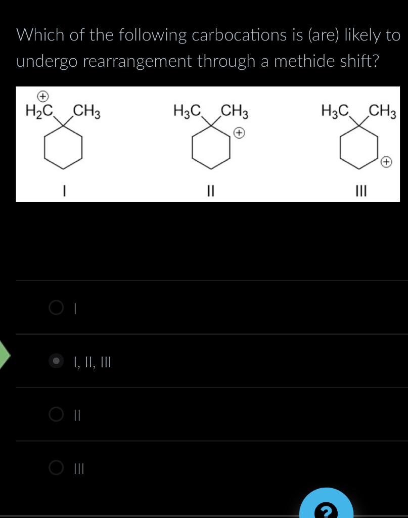 Solved Which of the following carbocations is (are) likely | Chegg.com