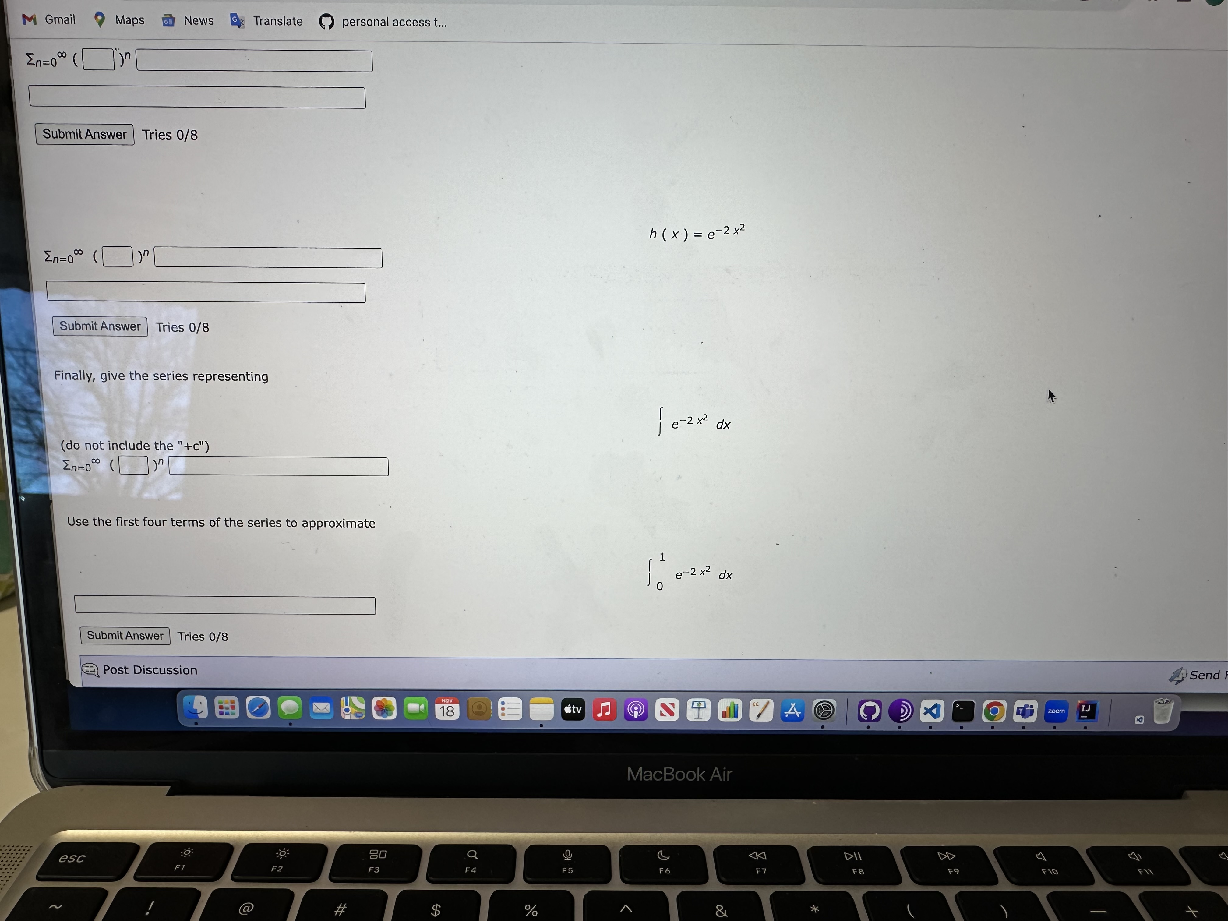 Solved The function f(x)=ex can be written as the Taylor | Chegg.com