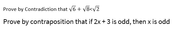 Solved Prove by Contradiction that 6+8
